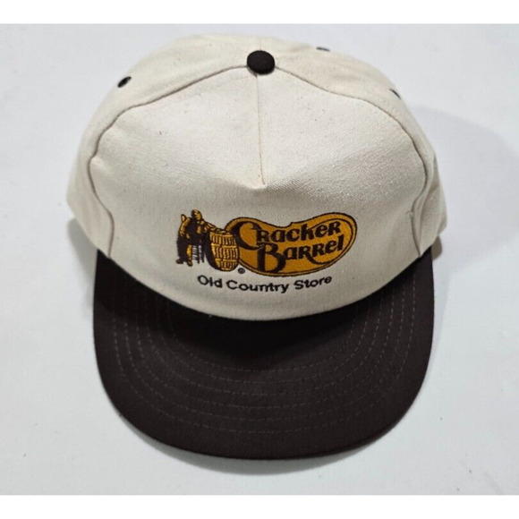 Crown | Accessories | Vintage Cracker Barrel Hat Cap Mens Snapback ...